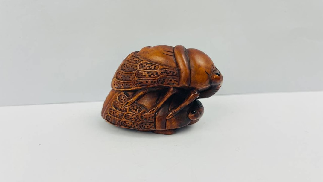Asian Beatle. Netsuke Handmade Insects - Etsy