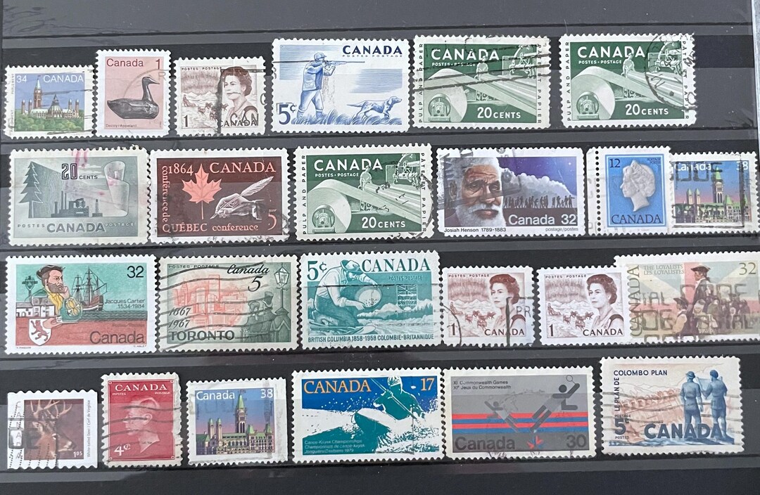 Stamps of Canada, 1960 to 1970 - Etsy