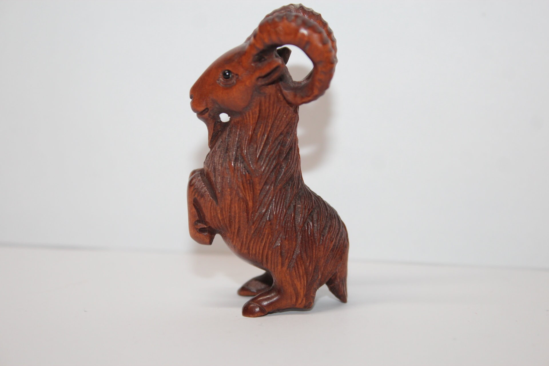 Netsuke goat . Asia. Handmade. - Etsy