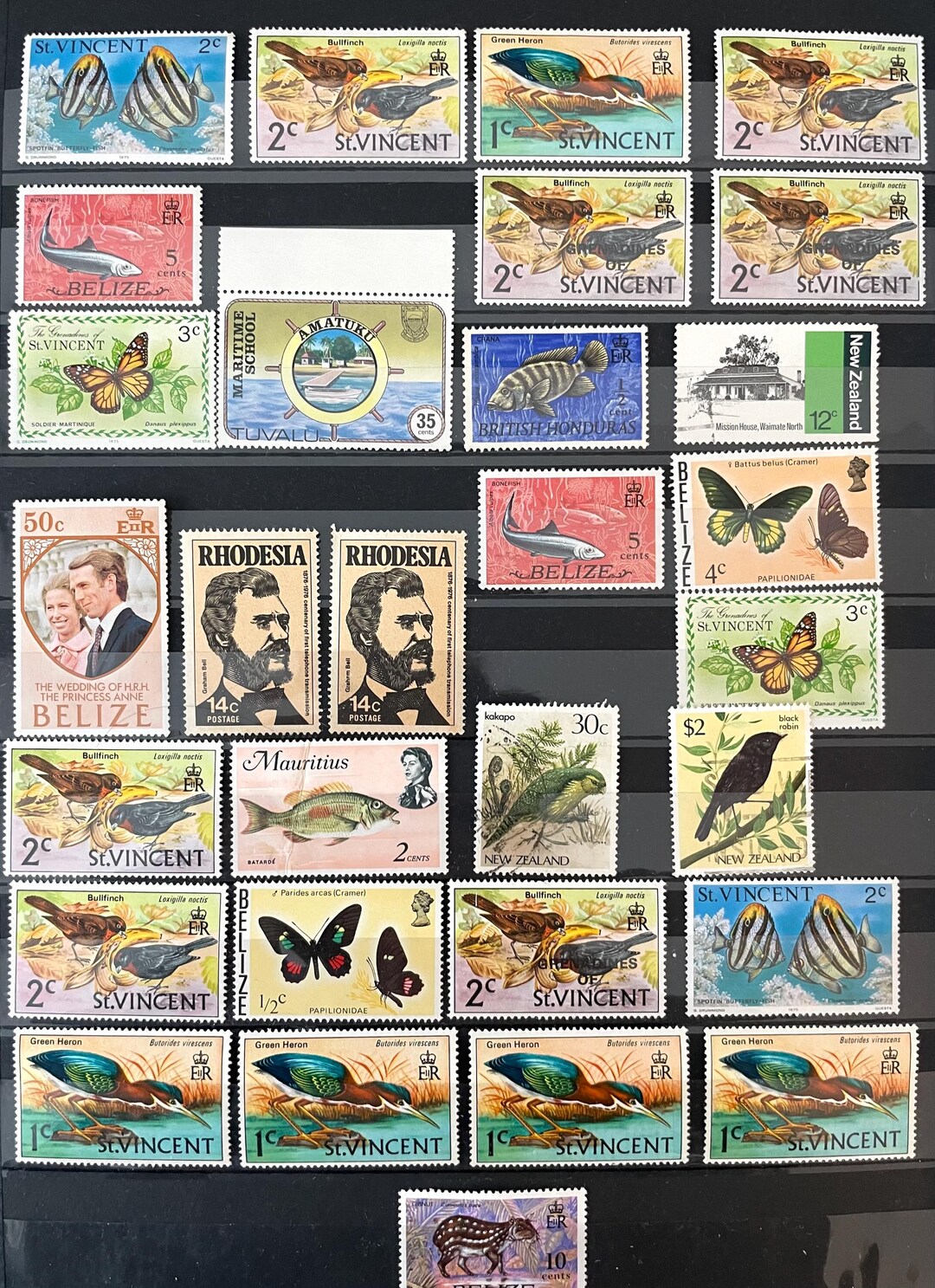 Stamps of British Colonies, 1970 to 1980 - Etsy