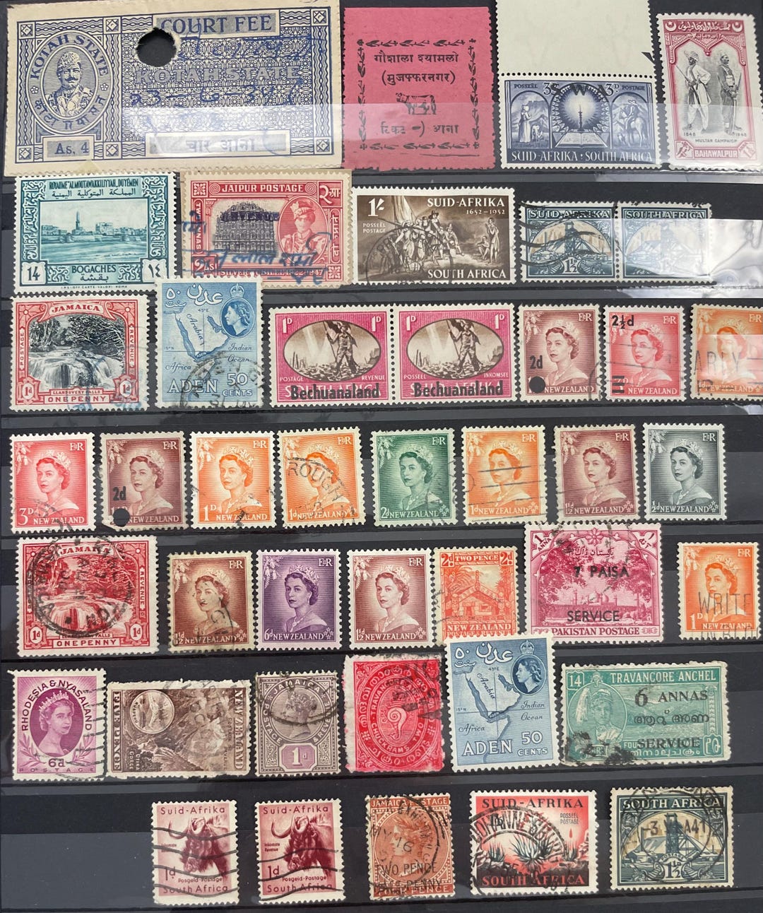 Stamps of British Colonies, 1900 to 1930 - Etsy