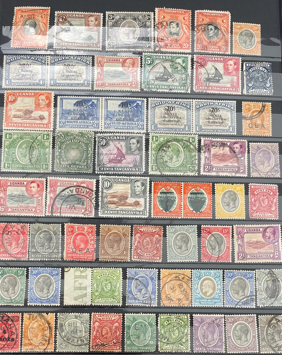 Stamps of British Colonies, 1910 to 1930 - Etsy