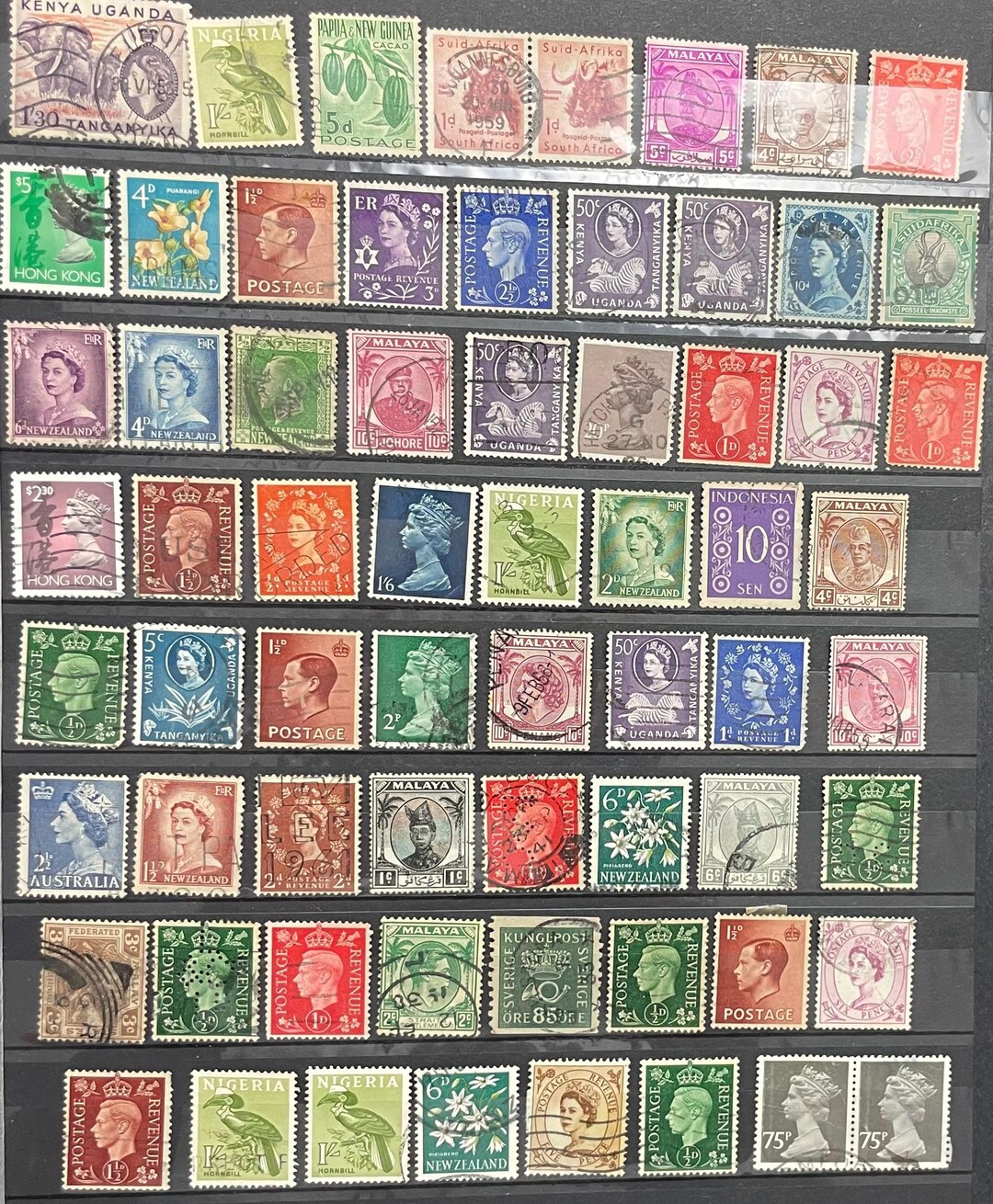 Stamps of British Colonies, 1910 to 1930 - Etsy