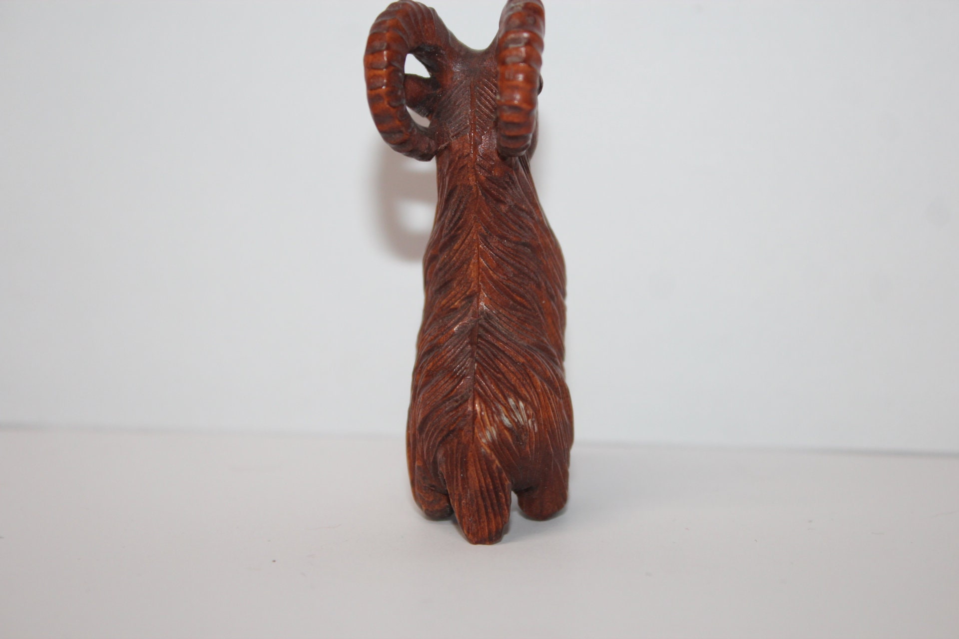 Netsuke goat . Asia. Handmade. - Etsy