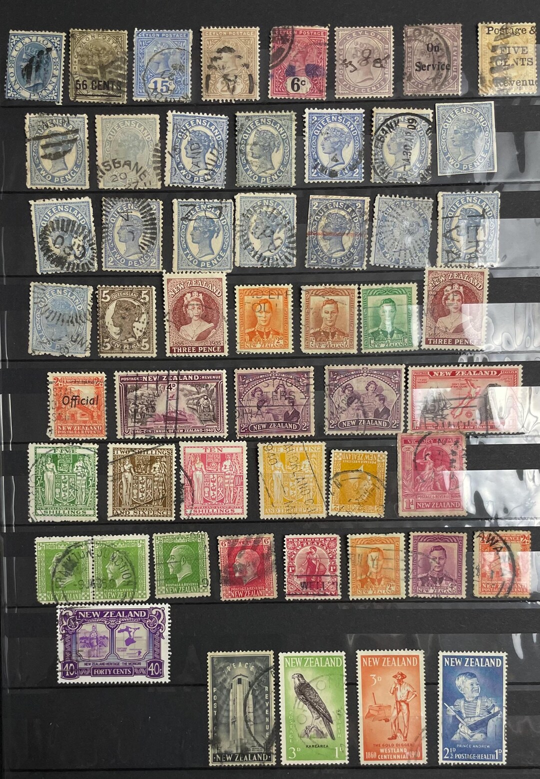 Stamps of Colonial Britain MIX, 1910 to 1930 - Etsy