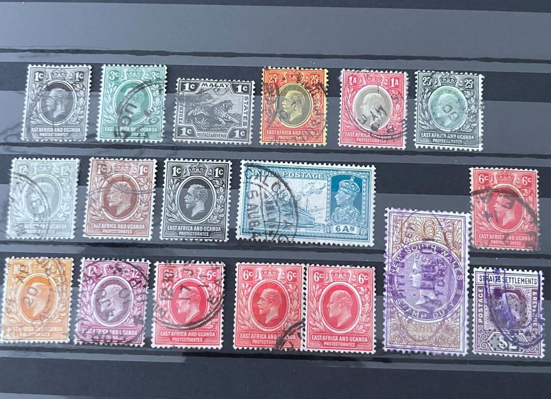 Stamps of British Colonies,1920 to 1930 - Etsy