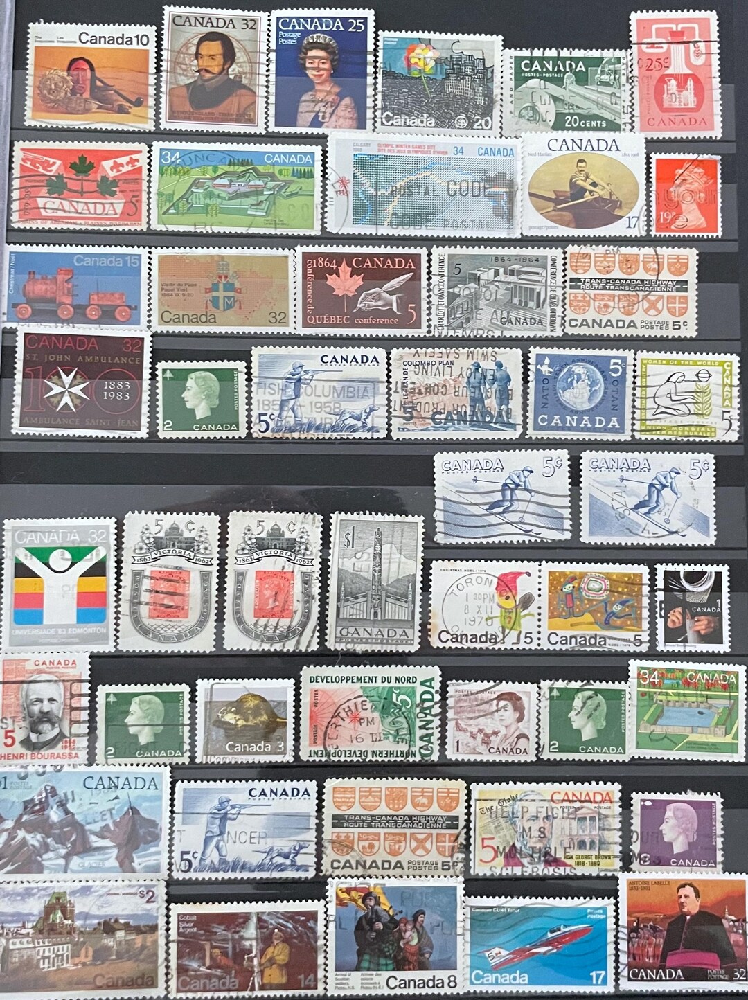 Stamps of Canada, 1960 to 1970 - Etsy