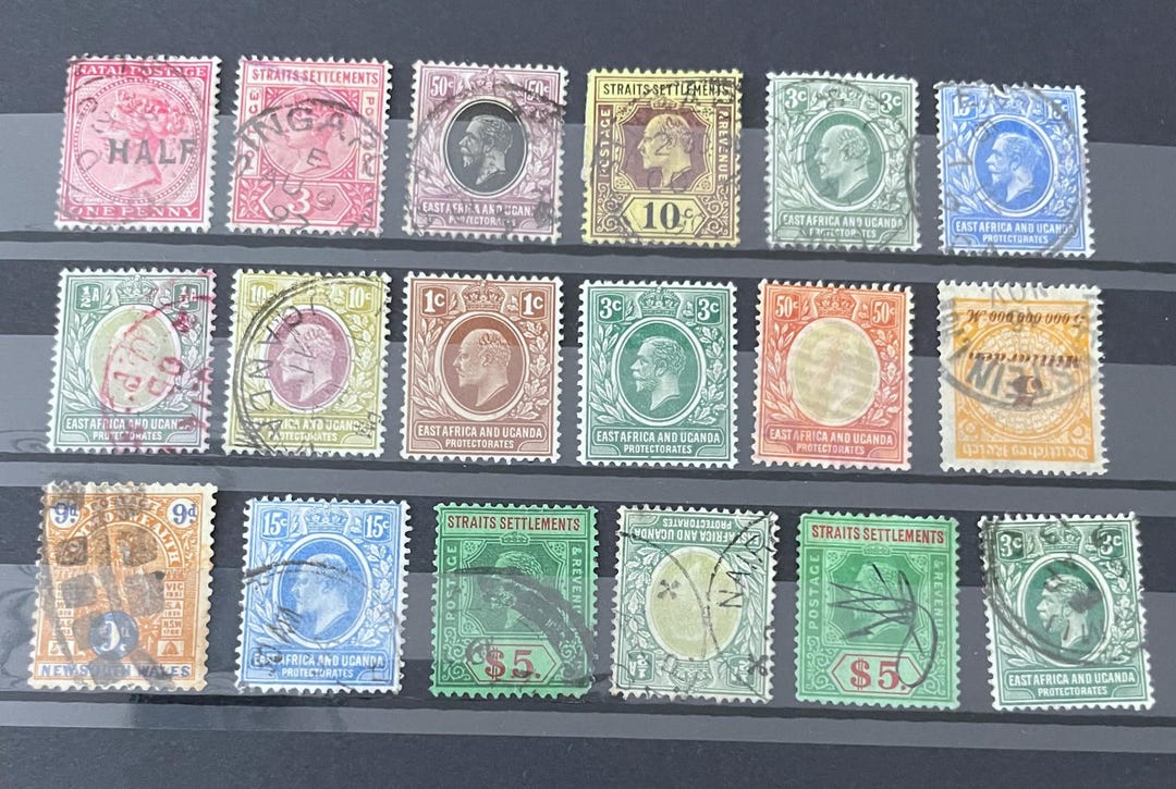 Stamps of British Colonies, 1920 to 1930 - Etsy