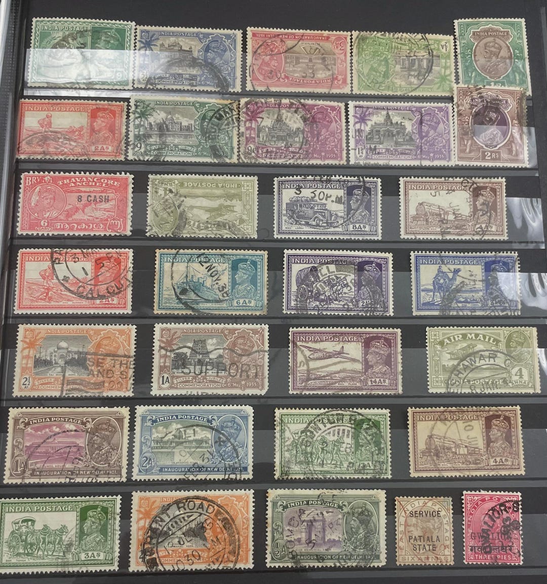 Stamps of India, 1910 to 1930 - Etsy