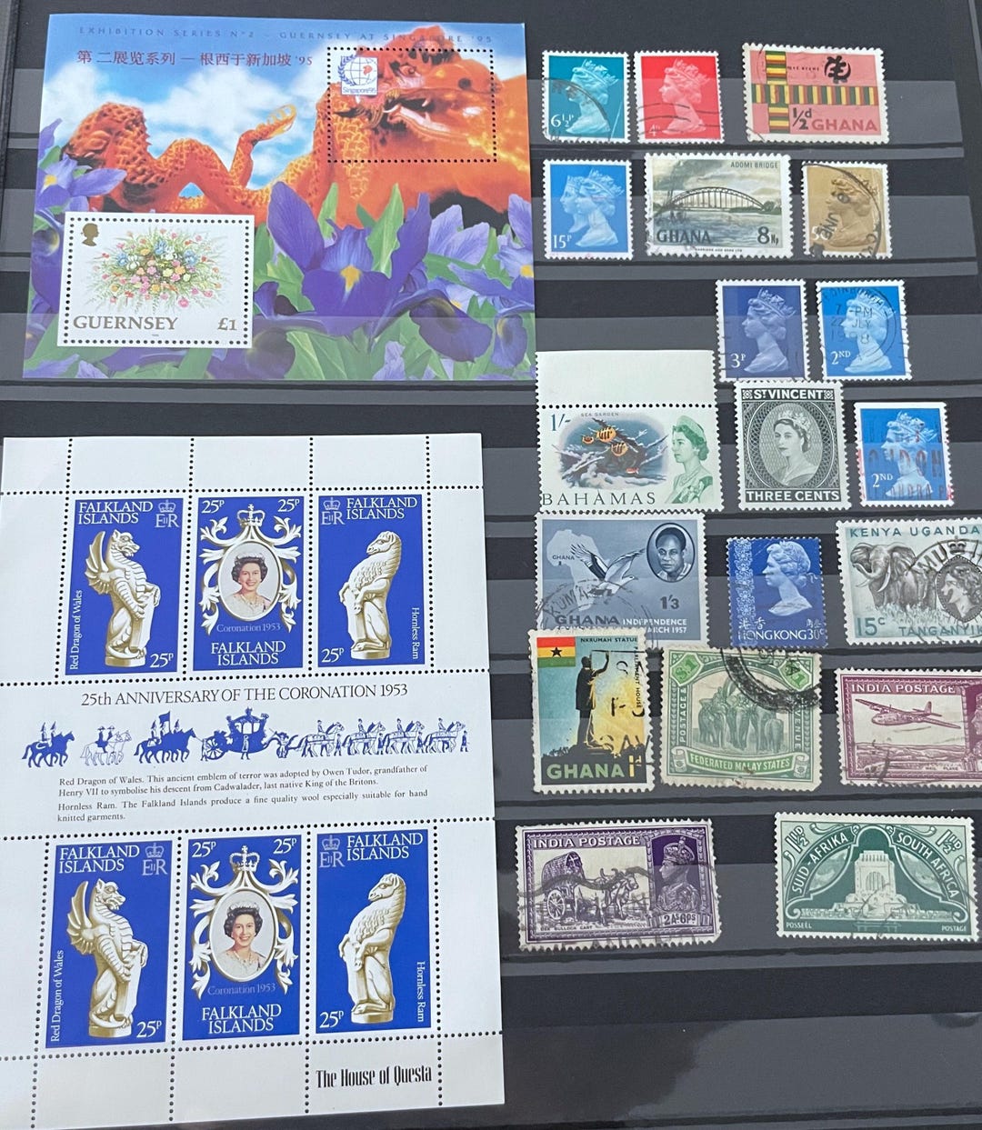 Stamps of British Colonies,1930 to 1970 - Etsy
