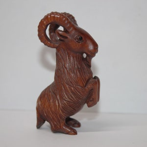 Netsuke "goat" . Asia. Handmade. - Etsy