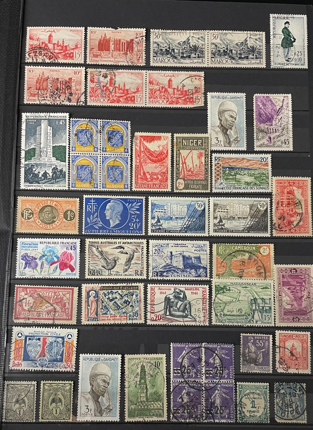 Stamps of France and Its Colonies, 1940 to 1950 - Etsy