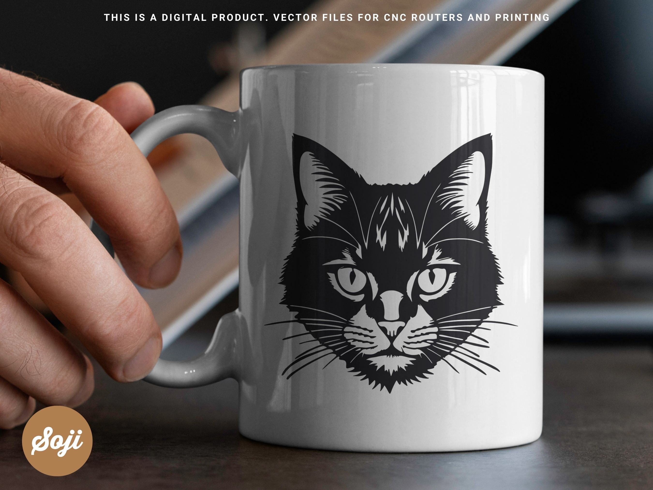 Cat Svg Laser Cut Files Dxf File for Laser Cats Cricut Svg Cnc Router ...