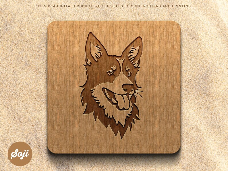 Dog Svg Laser Cut Files Dxf File for Laser Cricut Svg Files Cnc Router ...