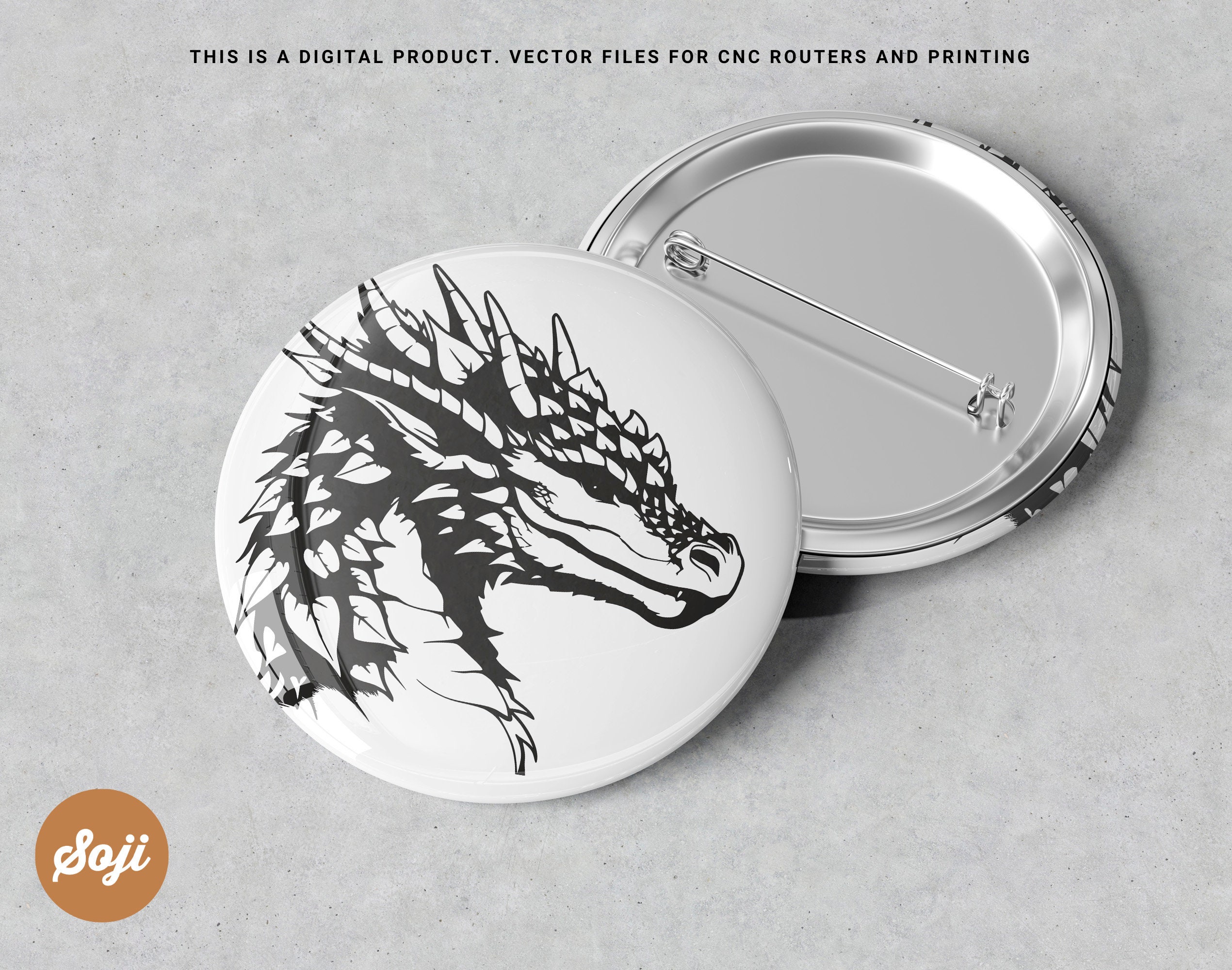 Dragon Svg Laser Cut Files Dxf File for Laser Dragons Cricut Svg Dragon ...