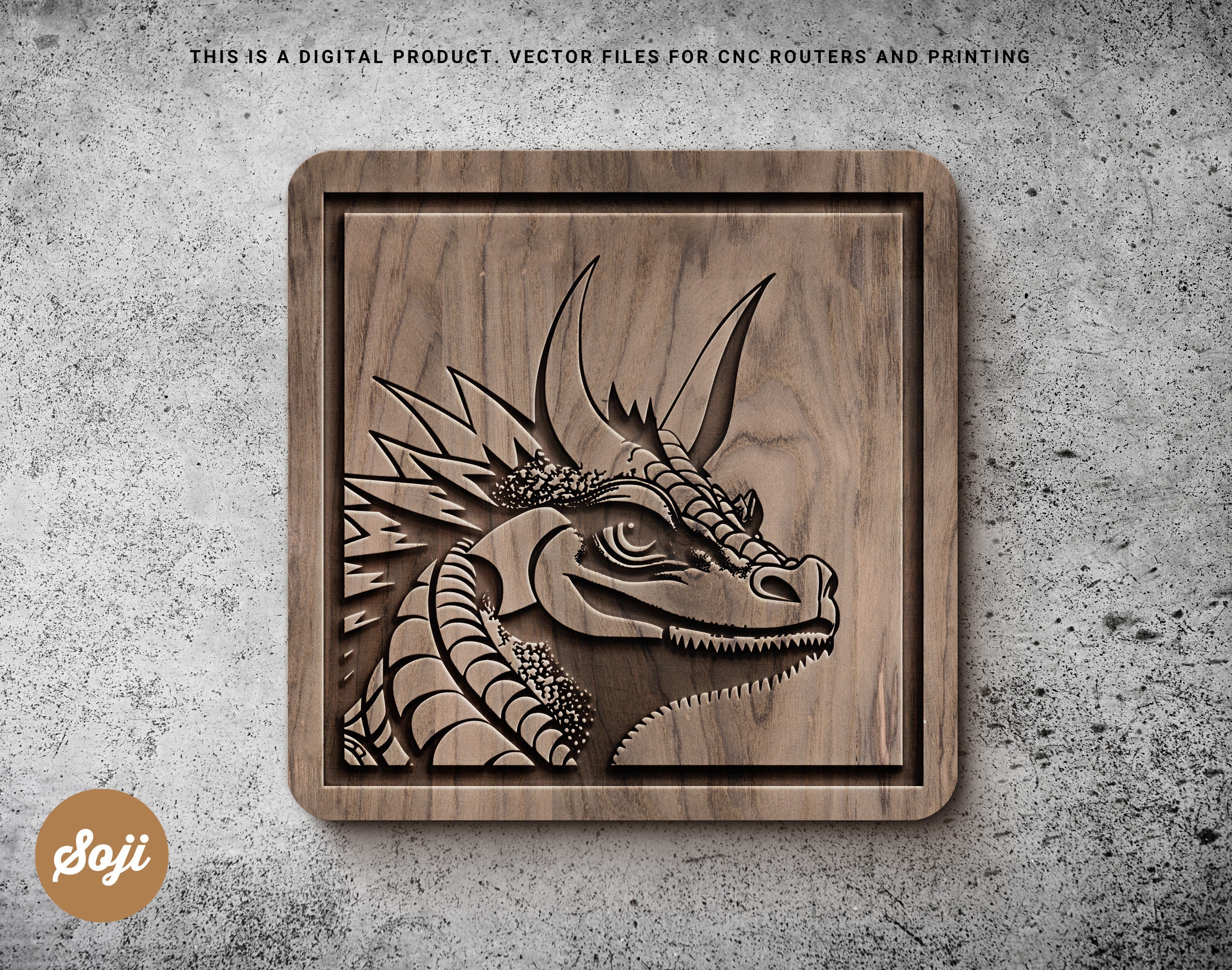 Dragon Svg Laser Cut Files Dxf File for Laser Dragons Cricut Svg Dragon ...