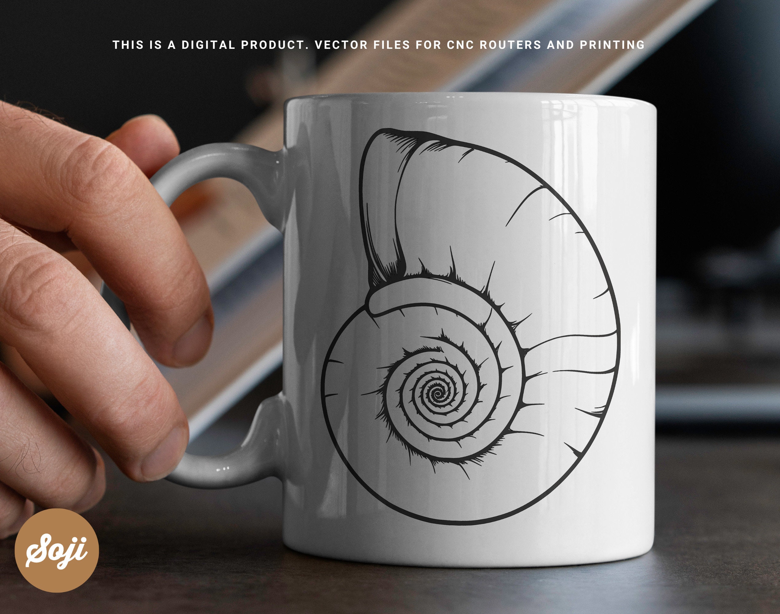 Sea Shell Svg Laser Cut Files Dxf File for Plasma Sea Shells Cricut Svg ...