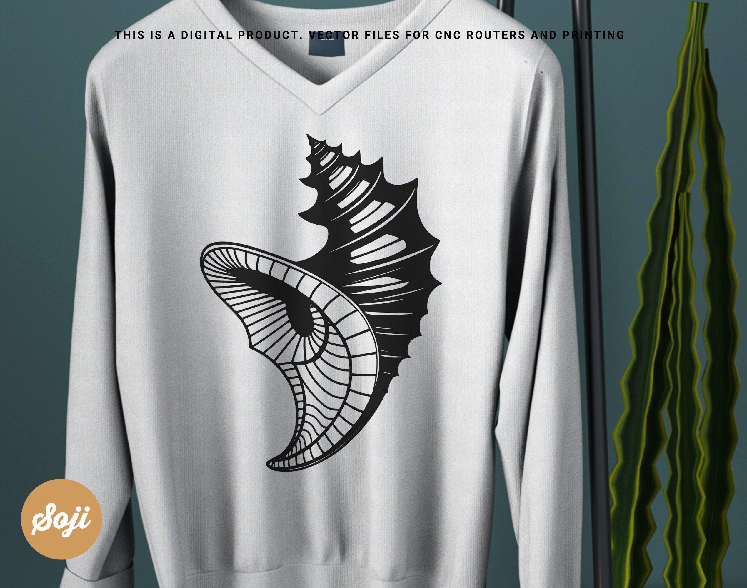 Sea Shell Svg Laser Cut Files Dxf File for Plasma Sea Shells Cricut Svg ...