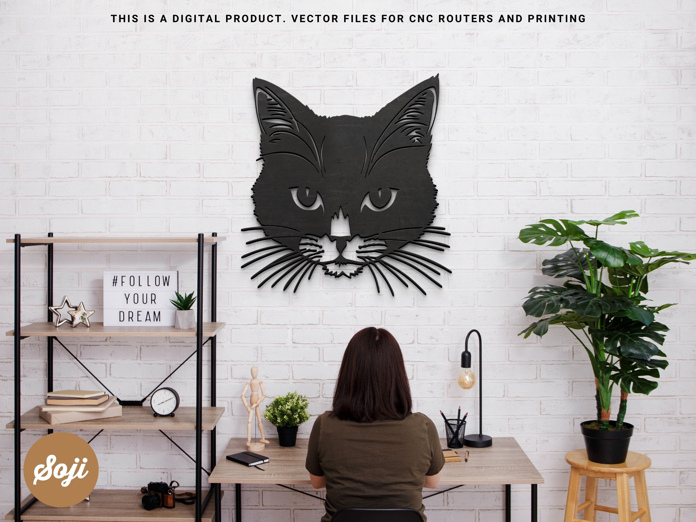 Cat Svg Laser Cut Files Dxf File for Laser Cats Cricut Svg Cnc Router ...