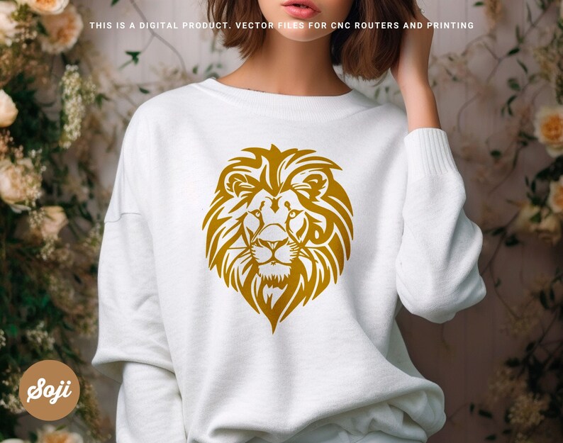 Lion Head Svg Bundle Digital Prints Lion King Dxf File Animal Svg ...