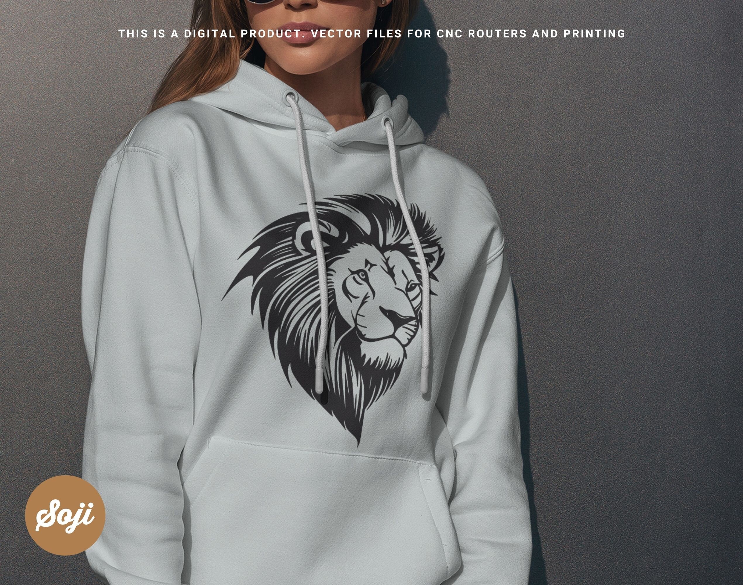 Lion Head Svg Bundle Digital Prints Lion King Dxf File Animal Svg ...