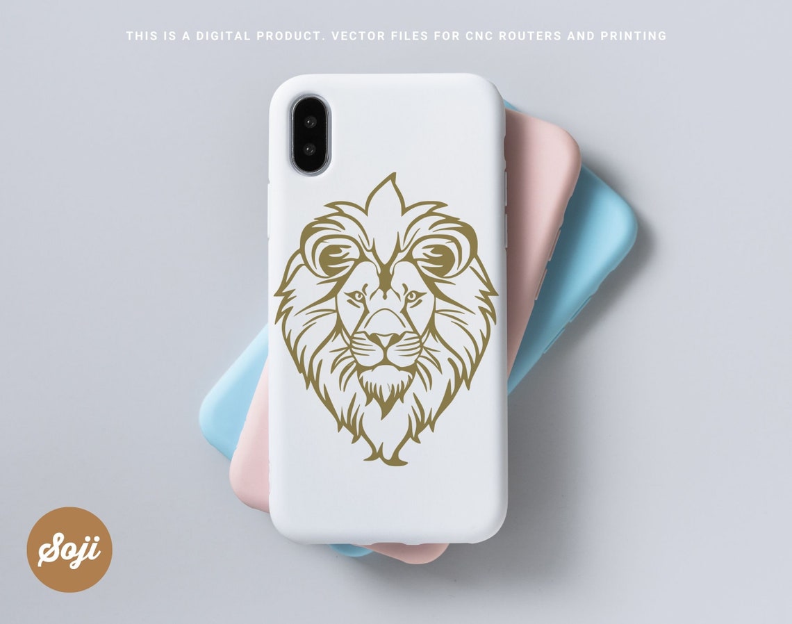 Lion Head Svg Bundle Digital Prints Lion King Dxf File Animal Svg ...