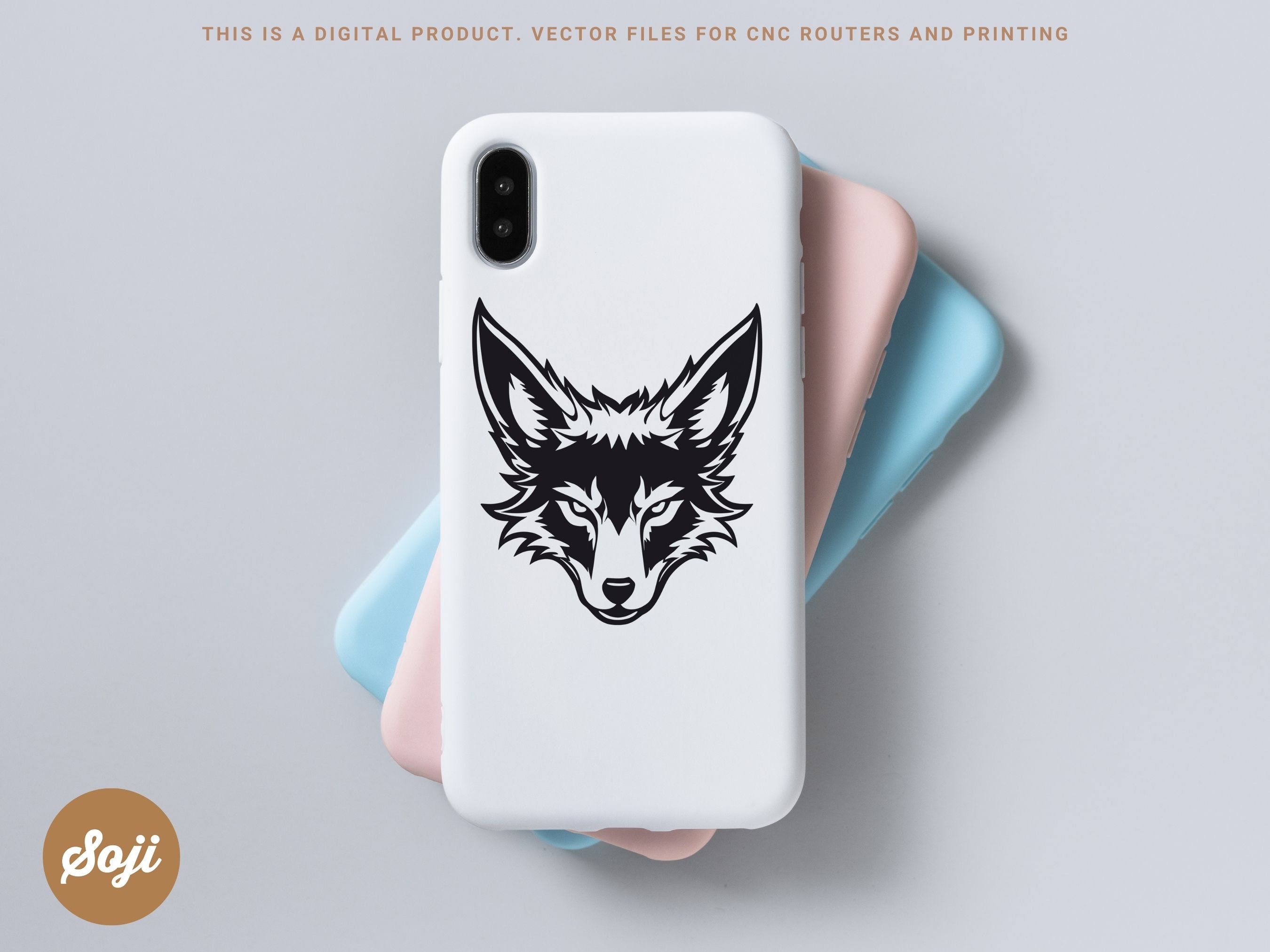 Wolf Svg Laser Cut Files Dxf File for Laser Cricut Svg Files - Etsy