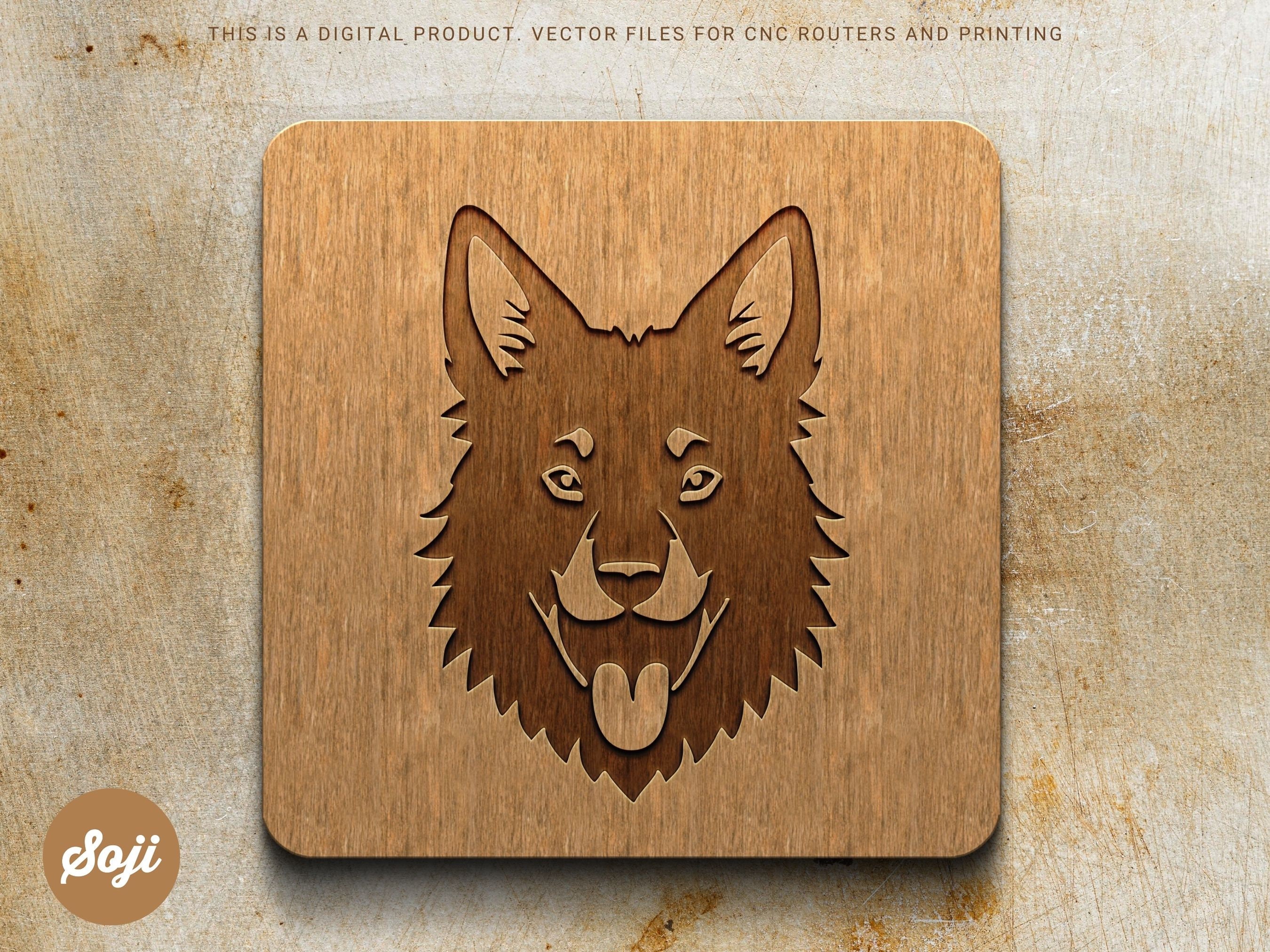 Dog Svg Laser Cut Files Dxf File for Laser Cricut Svg Files Cnc Router ...