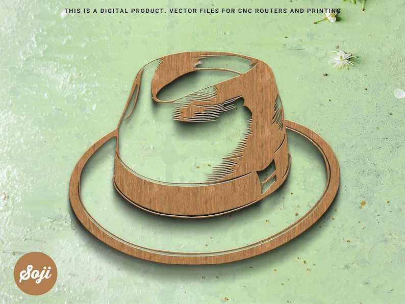 Hat Svg Laser Cut Files Dxf File for Laser Cricut Svg Files - Etsy Hong ...