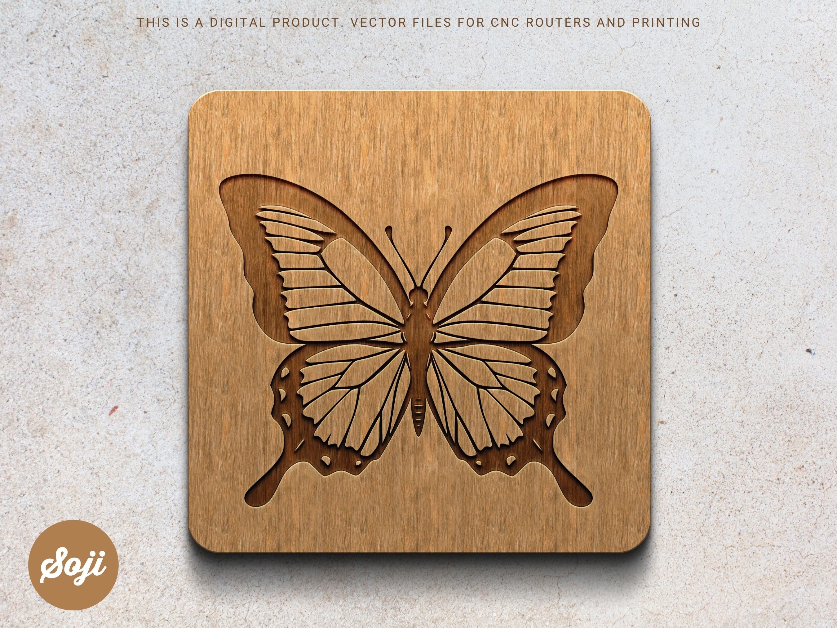 Butterfly Svg Laser Cut Files Dxf File for Laser Cricut Svg Files Cnc ...