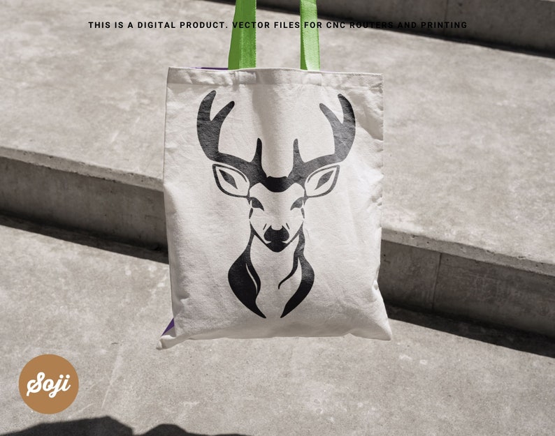 Deers Svg Bundle Digital Prints Deer Head Dxf File Christmas Bundle Cnc ...