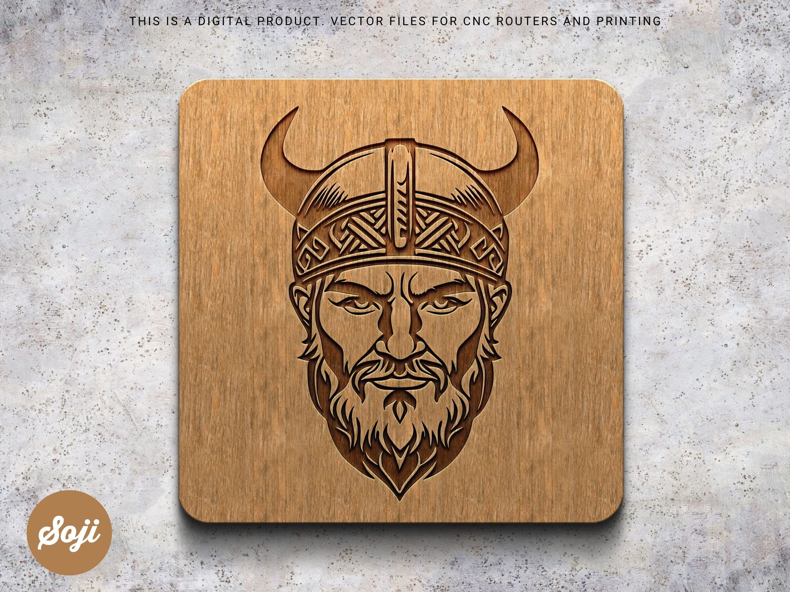 Viking Svg Laser Cut Files Dxf File for Laser Cricut Svg Files - Etsy