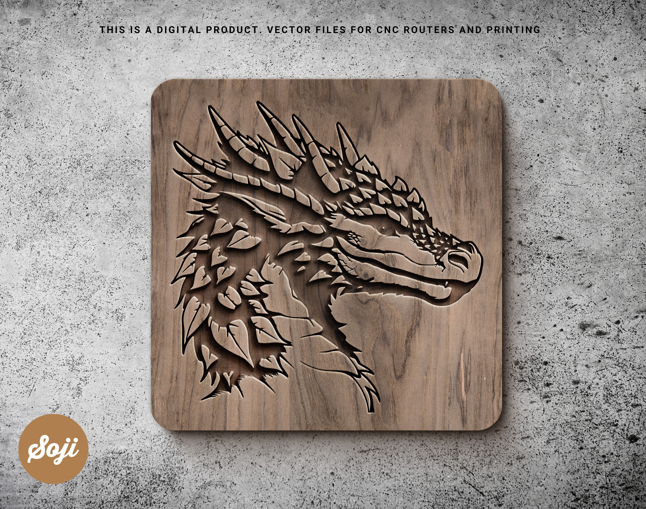 Dragon Svg Laser Cut Files Dxf File for Laser Dragons Cricut Svg Dragon ...