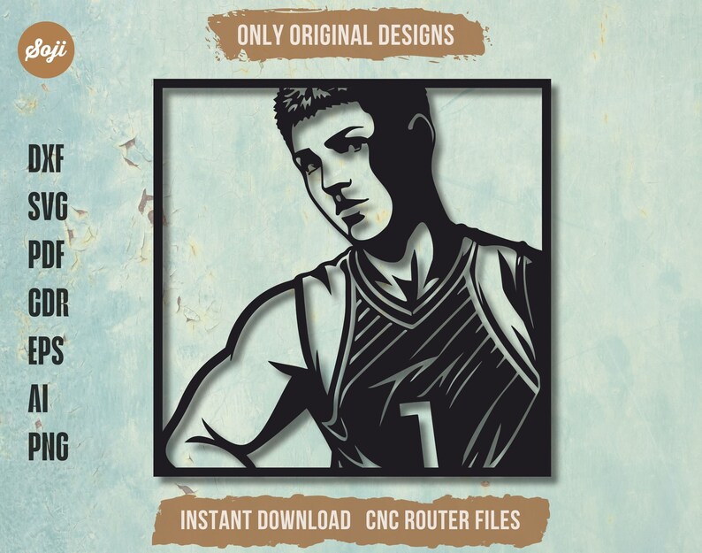 Basketball Player Svg Laser Cut Files Dxf File for Laser - Etsy Australia