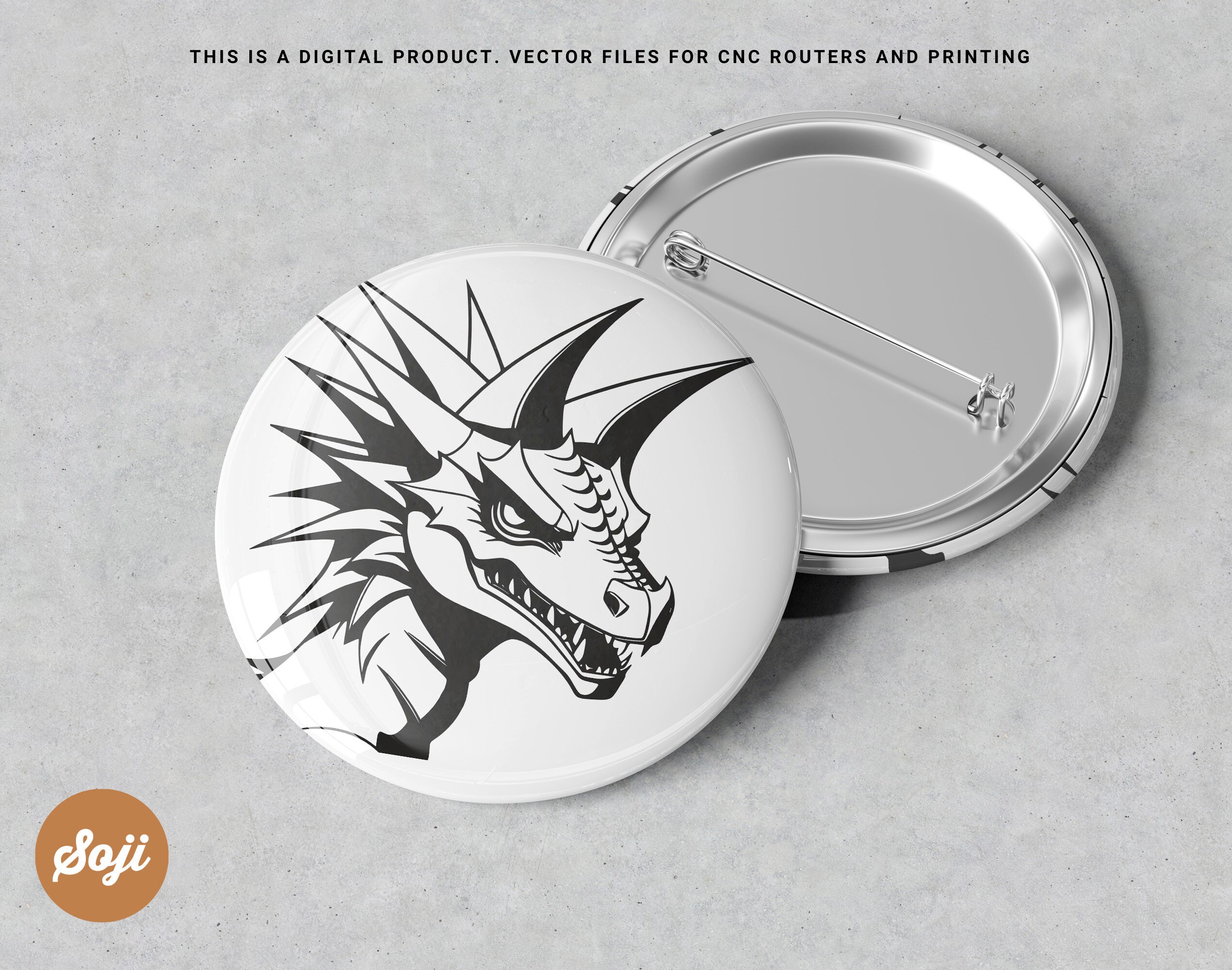 Dragons Svg Bundle Laser Cut Files Dragon Head Dxf File Cricut Files ...