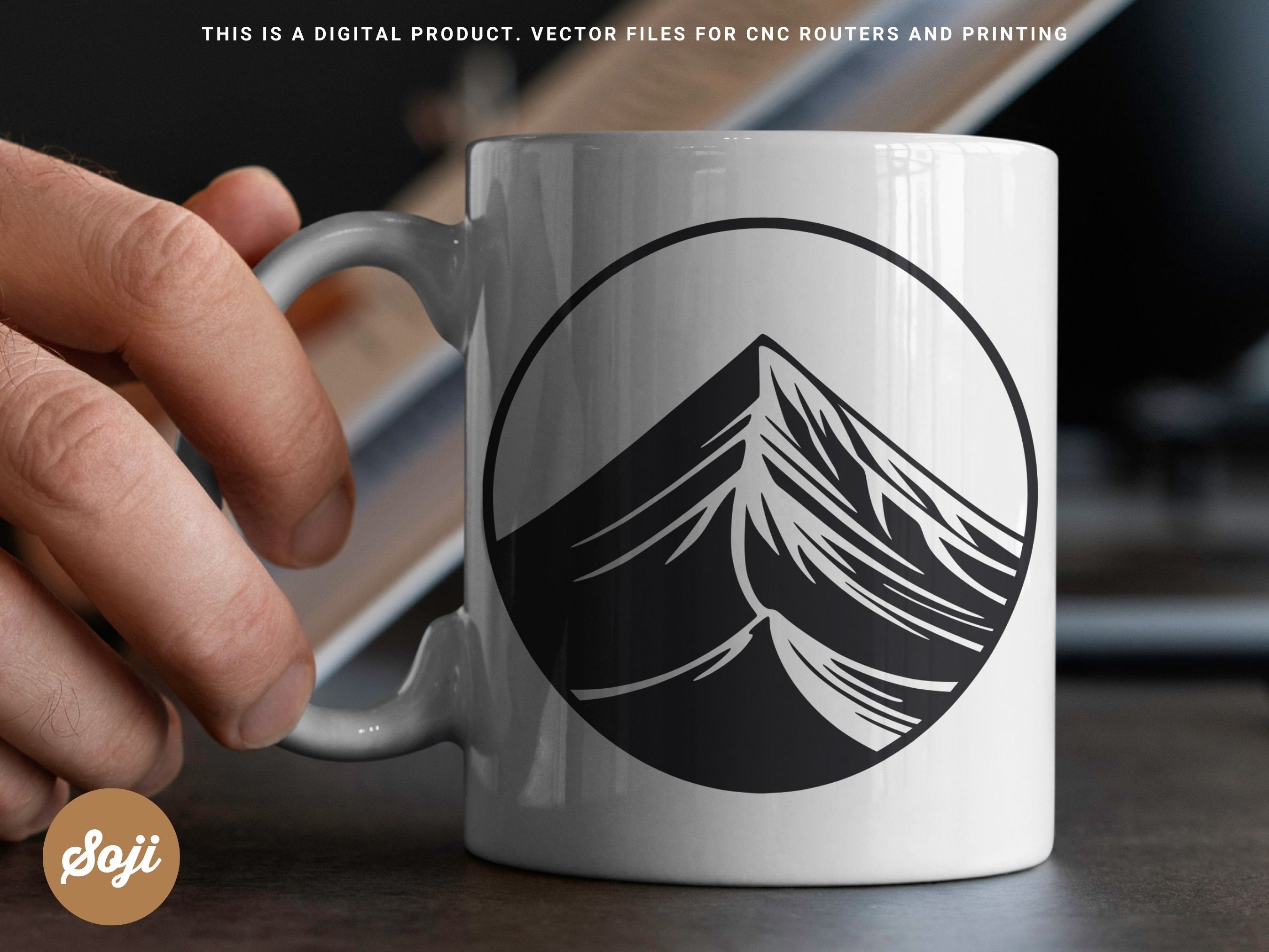 Mountains Svg Laser Cut Files Mountains Dxf File Cricut Svg - Etsy