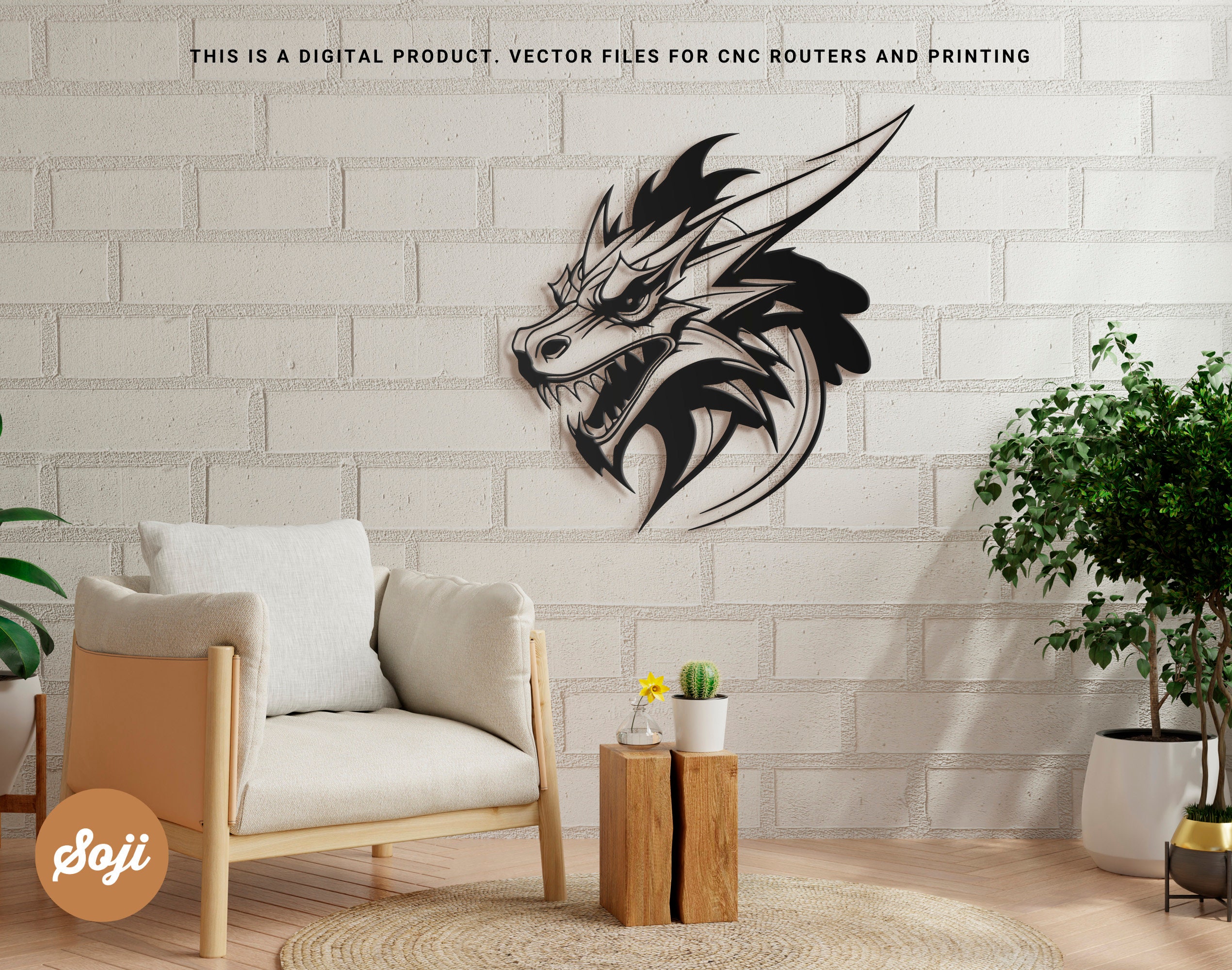 Dragons Svg Bundle Laser Cut Files Dragon Head Dxf File Cricut Files ...