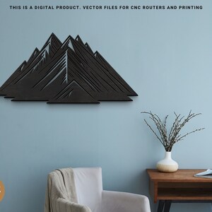 Mountain Svg Bundle Laser Cut Files Mountains Dxf File Cricut Files Cnc ...