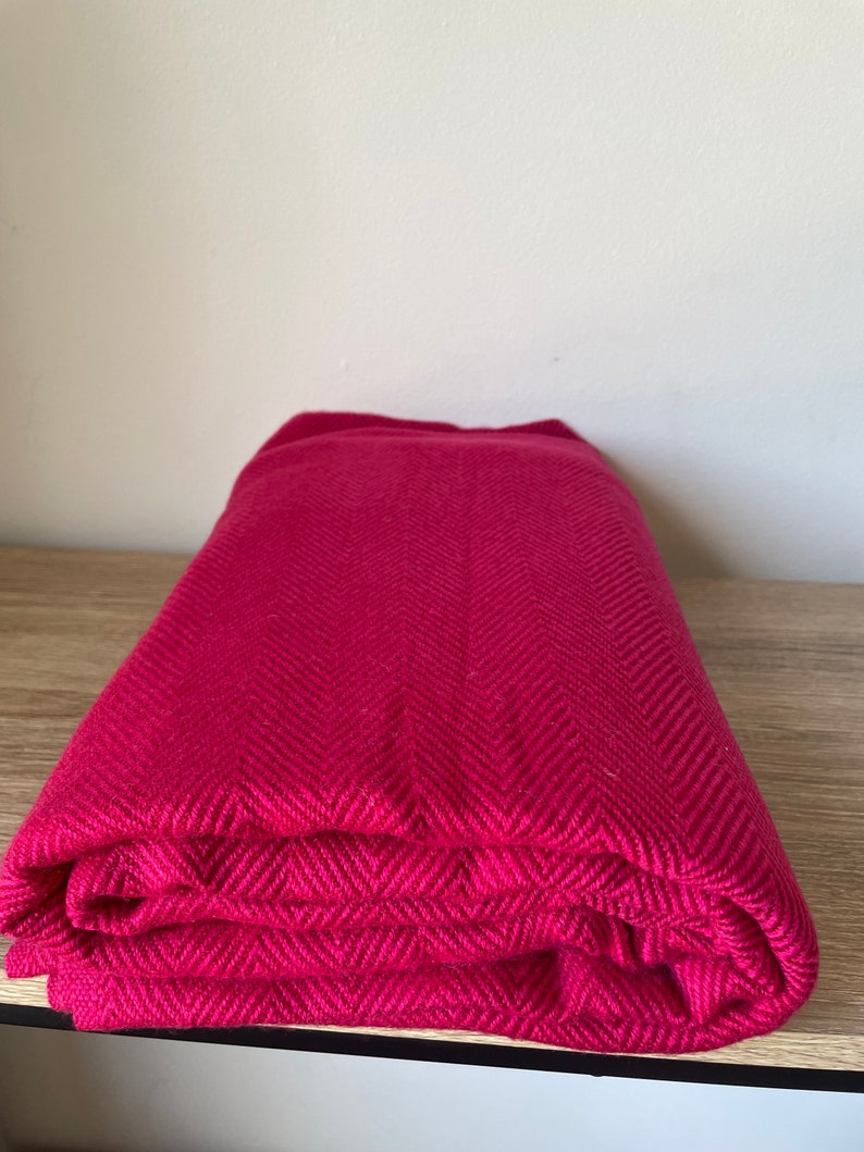 Fuchsia Cashmere Silk Blanket Throw - Etsy