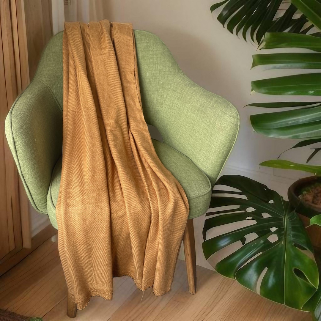 Caramel Brown Cashmere Blanket Throw for Bed Sofa Throw Blanket - Etsy