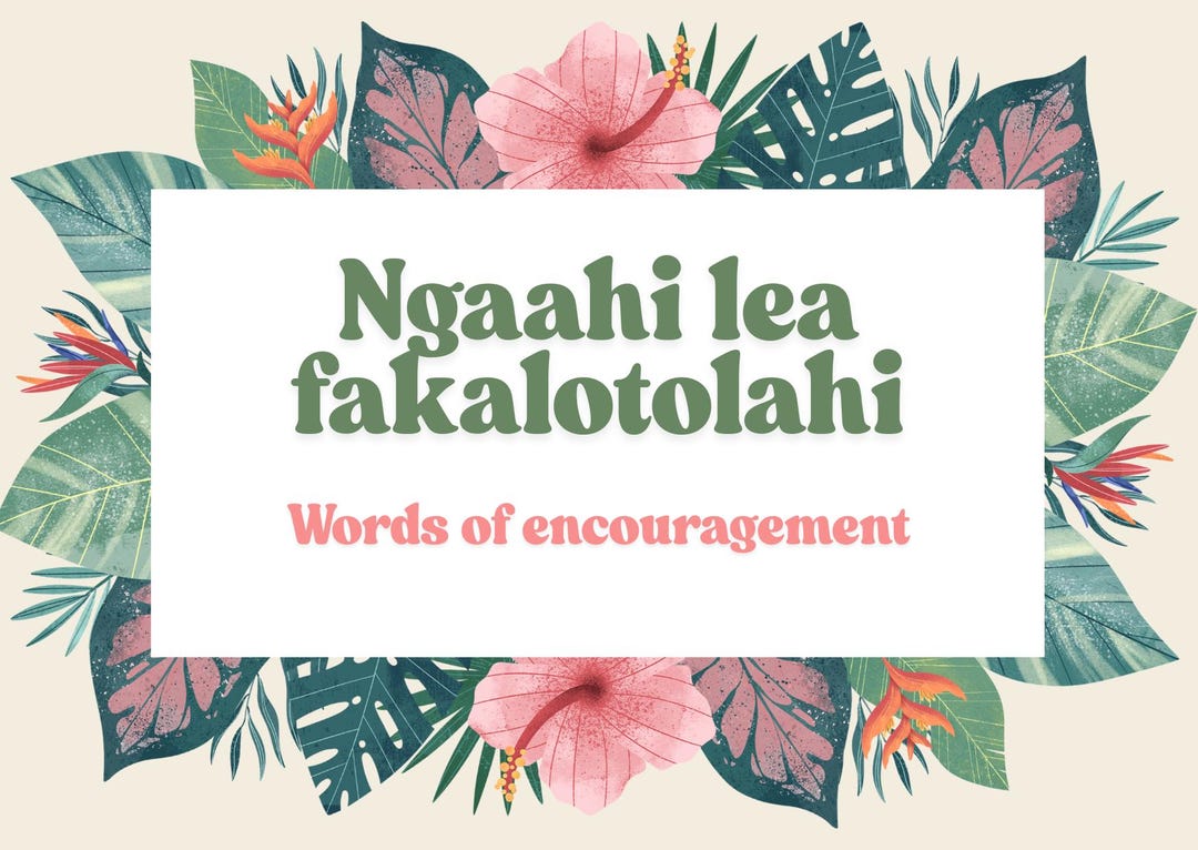 Tongan Affirmation Cards - Etsy