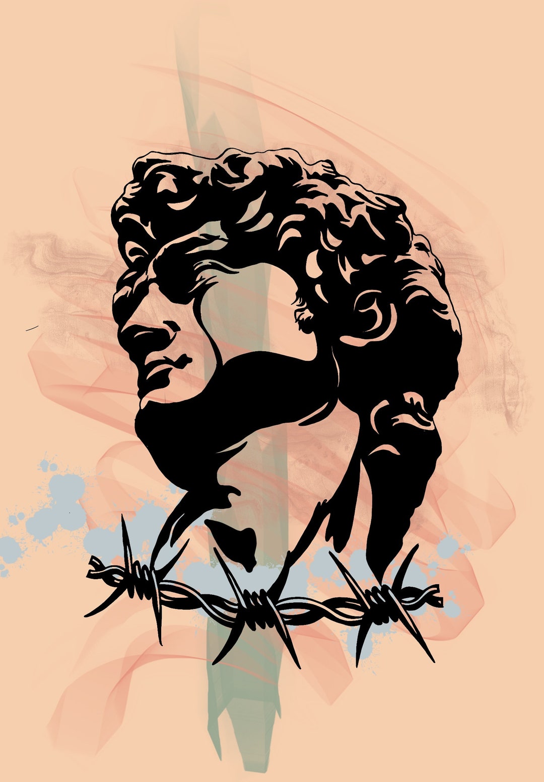 David Abstract - Digital Download - SVG, PNG, JPG - Etsy