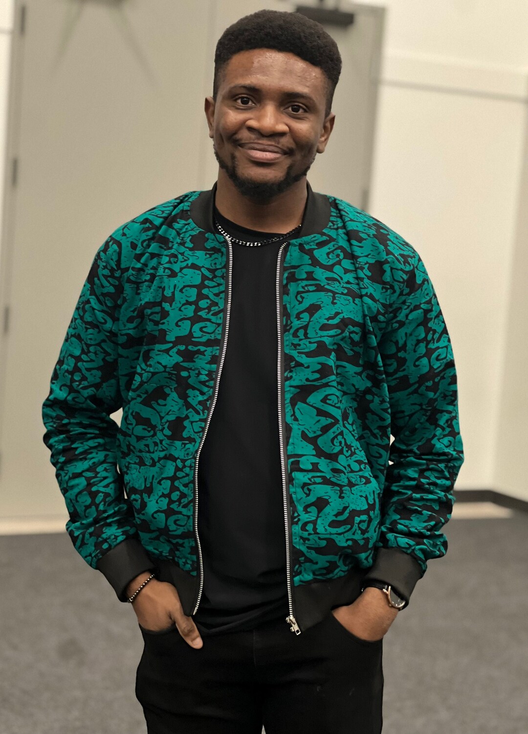 African Print (ankara) Bomber Jacket - Etsy