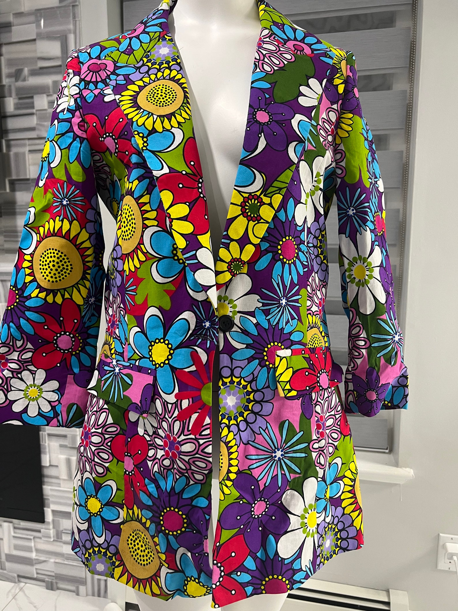 African Print (ankara) Blazer | Ankara Jacket | Ankara Blazer | Ankara ...