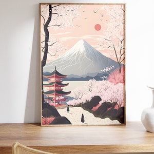 Japanese Prints Set of 2 PRINTABLE Wall Art, Japan Gallery Wall Digital ...