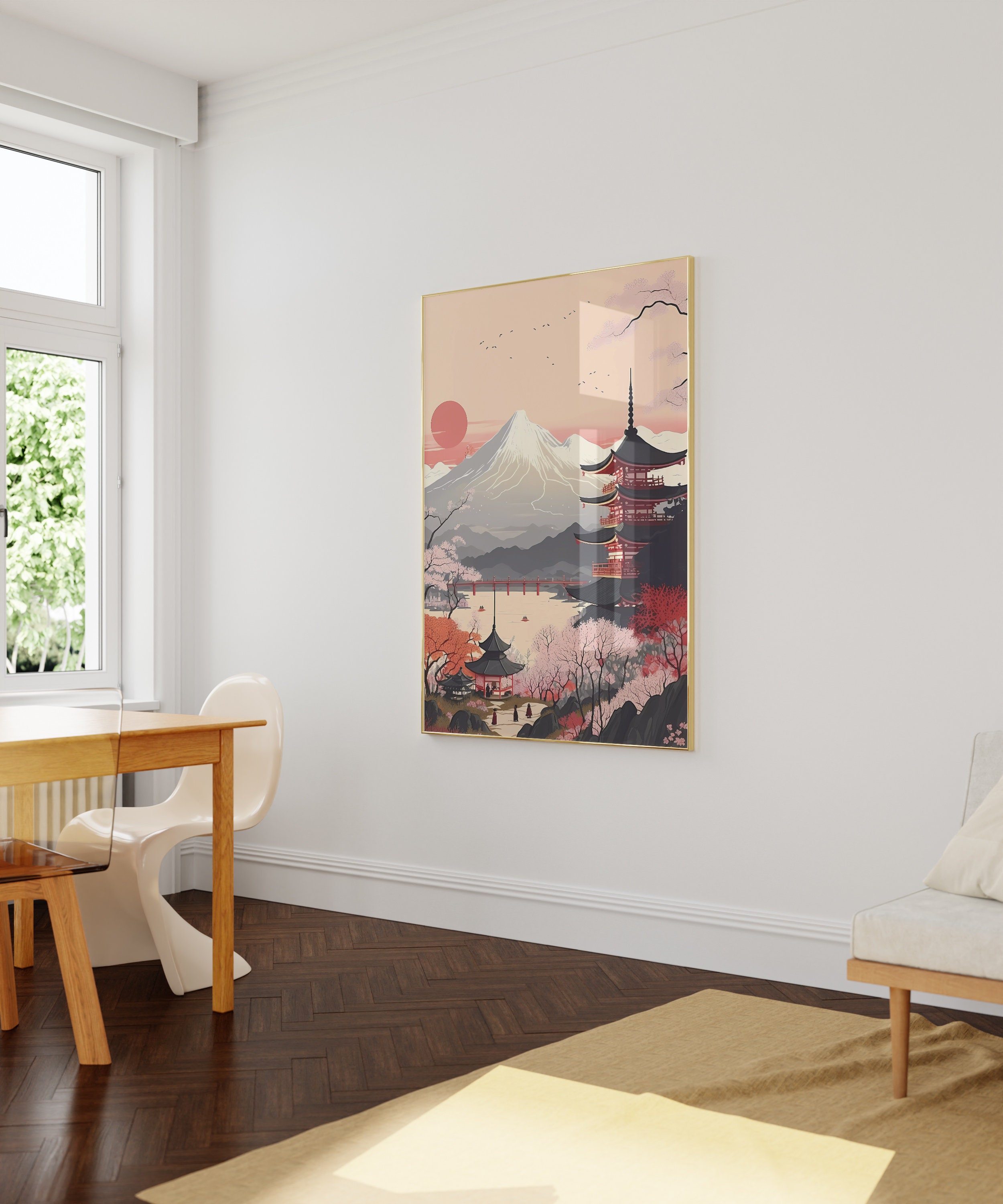 Japanese Prints Set of 2 PRINTABLE Wall Art Japan Gallery - Etsy