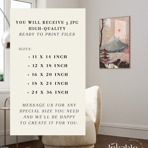 Japanese Print PRINTABLE Wall Art, Japanese Wall Art Digital Print Instant Download, INKABLE ...