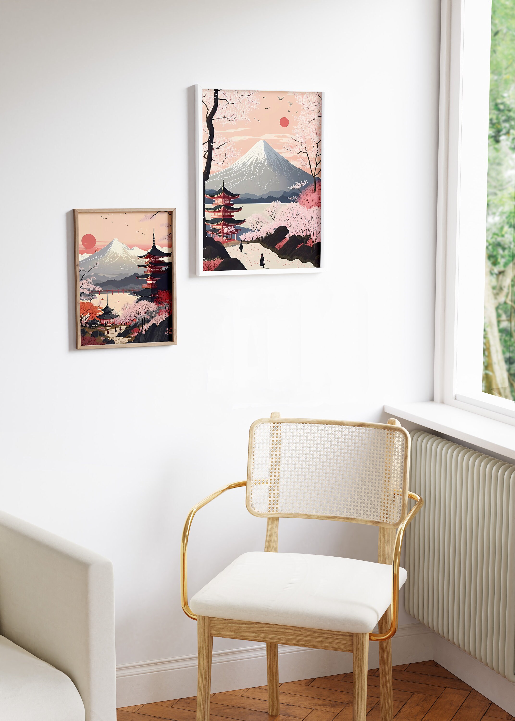 Japanese Prints Set of 2 PRINTABLE Wall Art Japan Gallery - Etsy