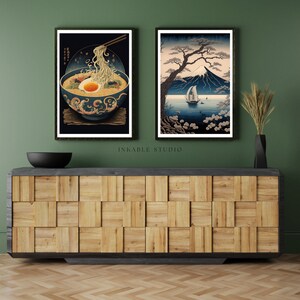 Japanese Ukiyo-e Mount Fuji From Tago Bay Printable Wall Art Print ...