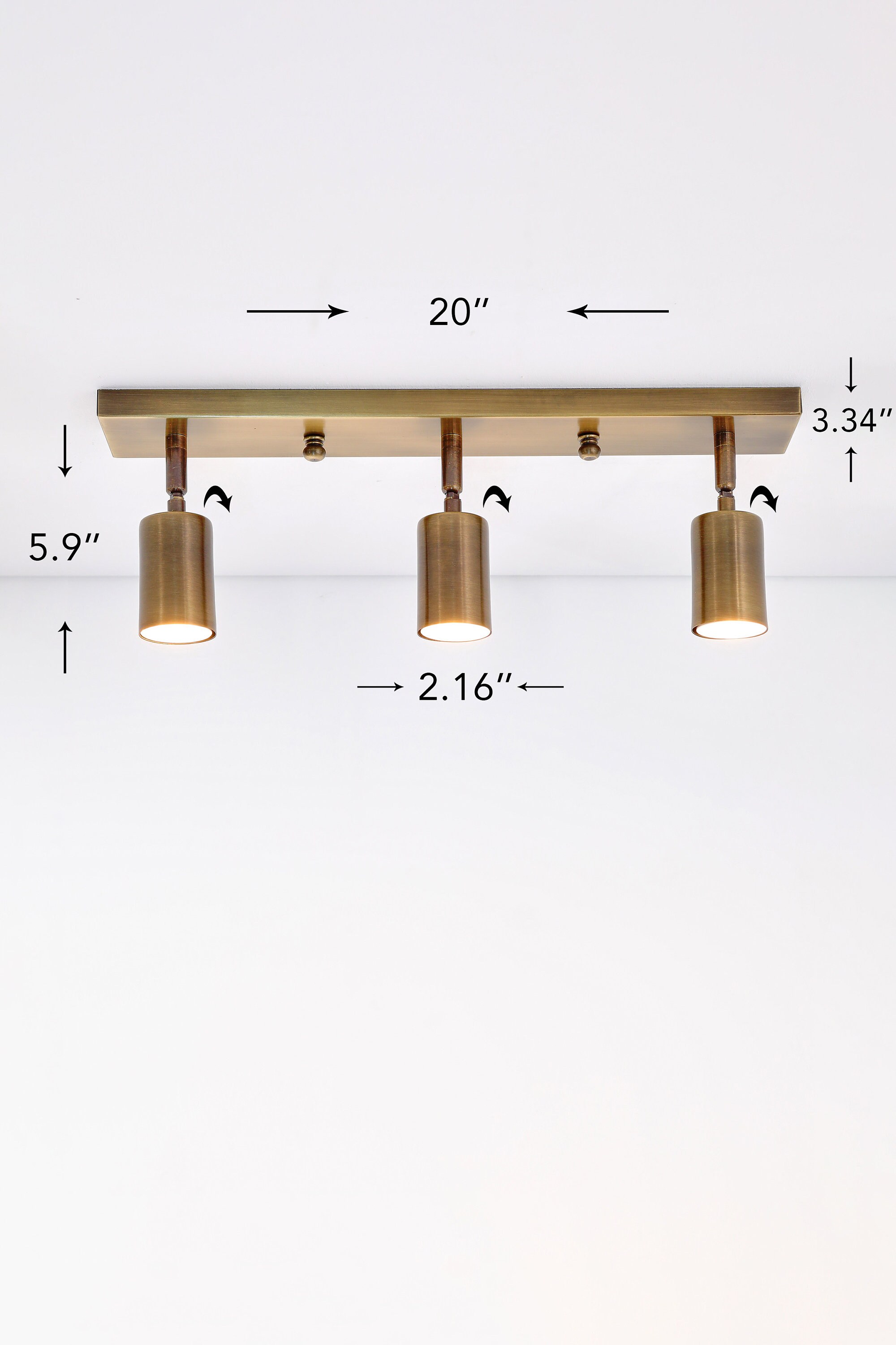 ROTATABLE Spotlight MODERN Lighting Minimalist Ceiling Spot - Etsy